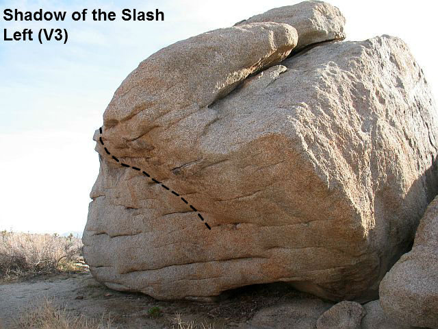 Climb Shadow of the Slash Left, Joshua Tree National Park