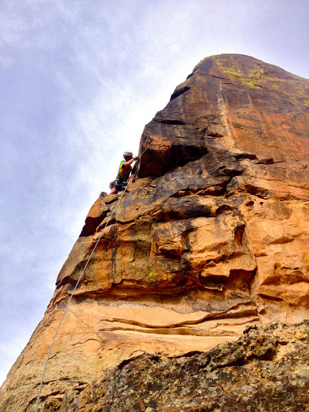 Rock Climb The Black Arete, Durango
