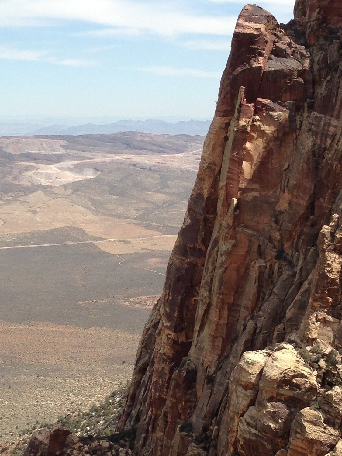 Two climbers on Crimson Chrysalis taken from Nightcrawler on Brownstone ...