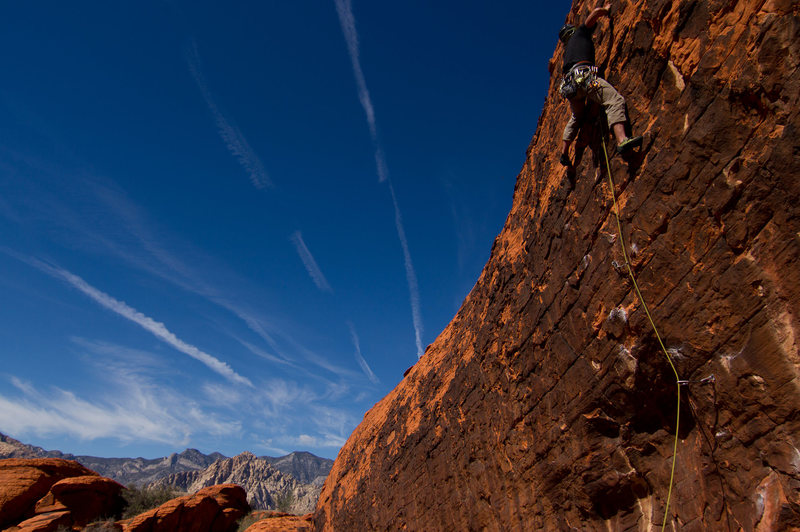 Rock Climb Range of Motion, Red Rocks