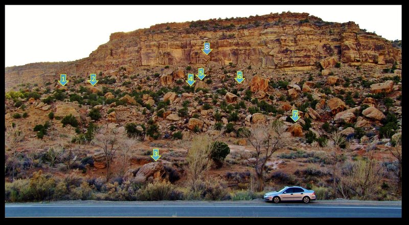 Climbing in Texas Boulder Area, Grand Junction Area