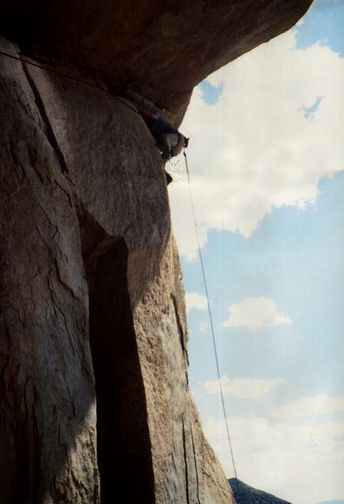Paul Horak pulling the roof in 1977 ...