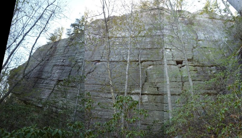 Rock Climbing in The Clamshell Wall, The Gunks