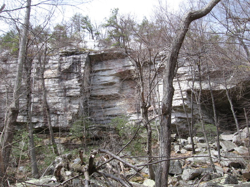 Rock Climbing in The Fortress, The Gunks