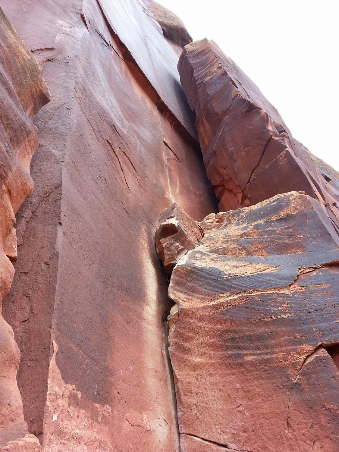 A closer view of the start to Supercrack, which for many is the ...