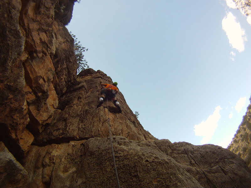 Rock Climb Fist Full O' Dollars, Northern Arizona