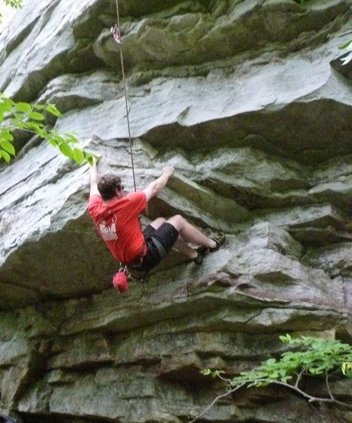 Climbing in The Right End, The Gunks