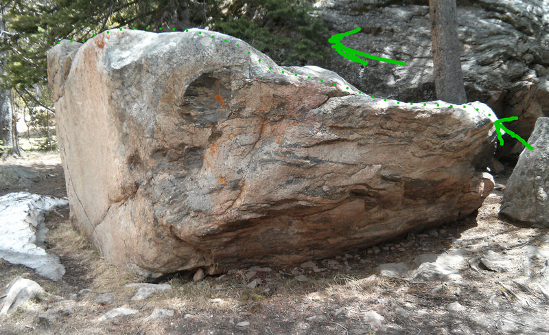 Bouldering in The Blob, Independence Pass