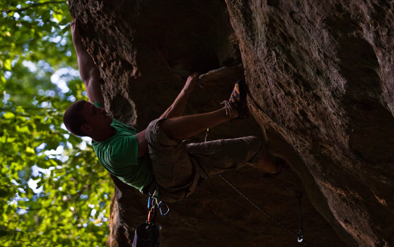 Rock Climbing in Snakes Roof, *Jackson Falls