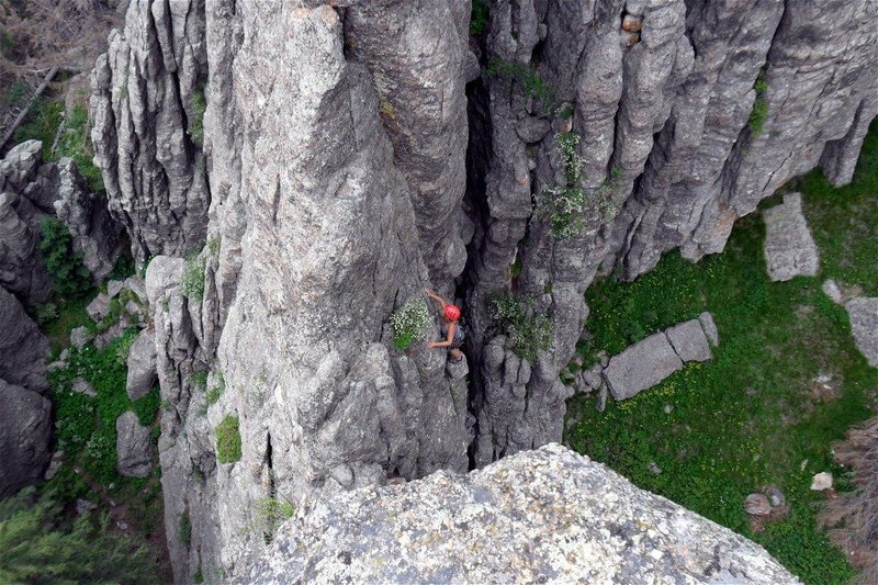 Rock Climb Conn Route, Custer State Park
