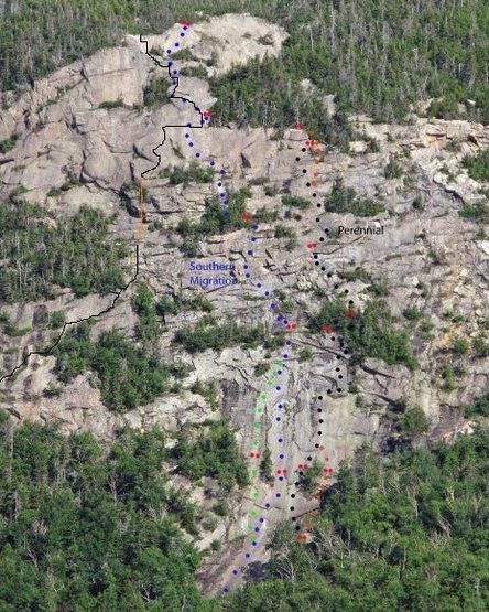 Rock Climbing in Mount Huntington, WM: Kancamagus (Central)
