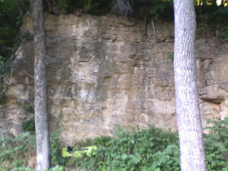 Climbing in Cliff Drive's Backside, WM: Cliff Drive