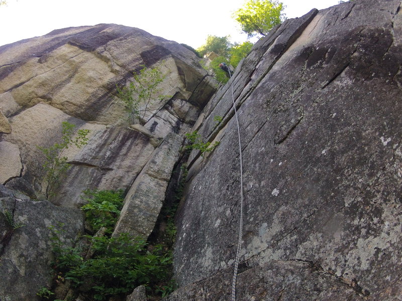 Rock Climb Browns Fist, *Cathedral Ledge