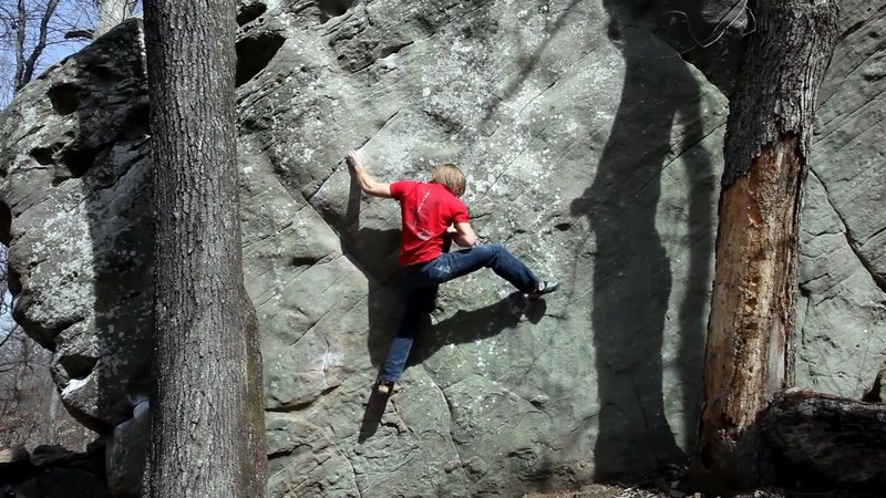 Climb Undercling King, *The Holy Boulders