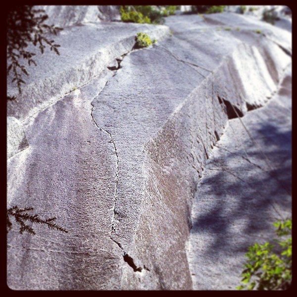 Rock Climb Knacker Cracker, British Columbia