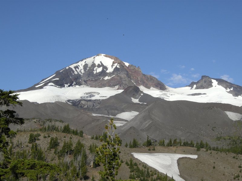 Climbing in Middle Sister, Oregon Volcanoes