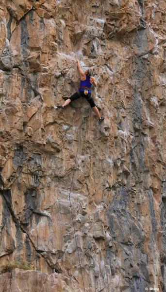 Rock Climb Fist Full of Dollars, Rifle Mountain Park
