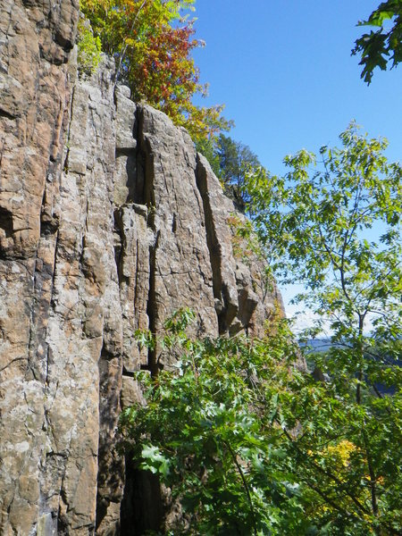 Rock Climbing in Dihedral Section, Central Valley