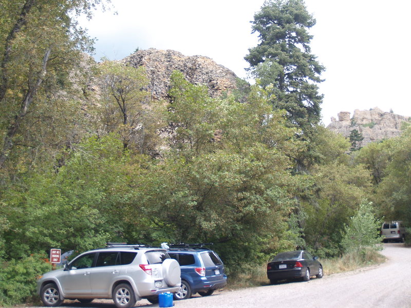 Rock Climbing in Black Magic Rock, Maple Canyon