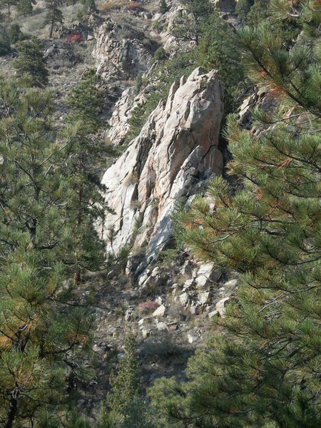 Rock Climbing in Real Hidden Valley, Golden