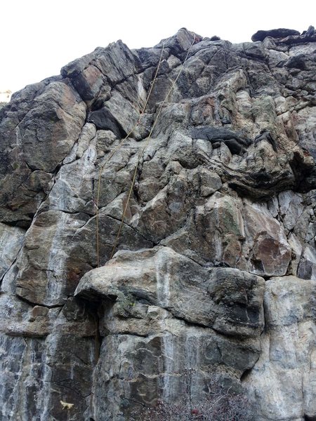 Deflator-Mouse starts on the left side of the block (where the ropes ...