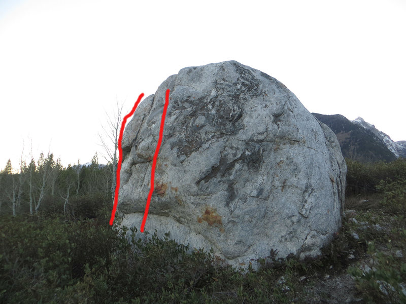 Climbing in Split Boulder, Grand Teton National Park
