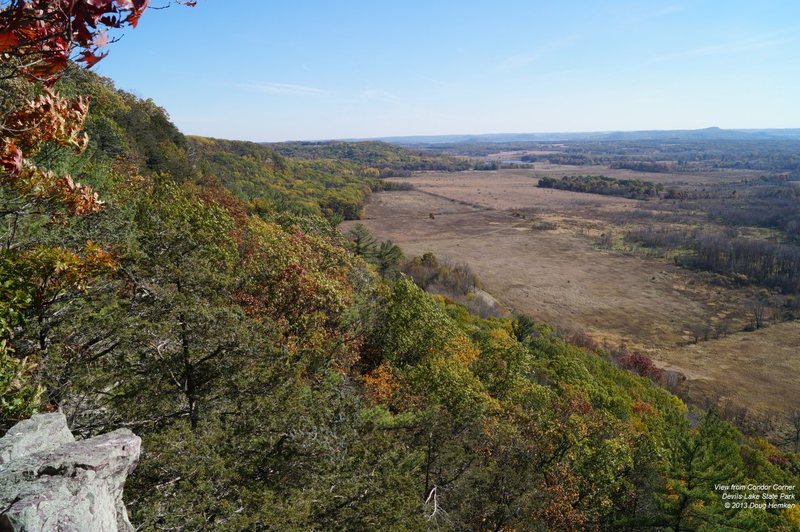 Rock Climbing in Condor Corner, Devil's Lake