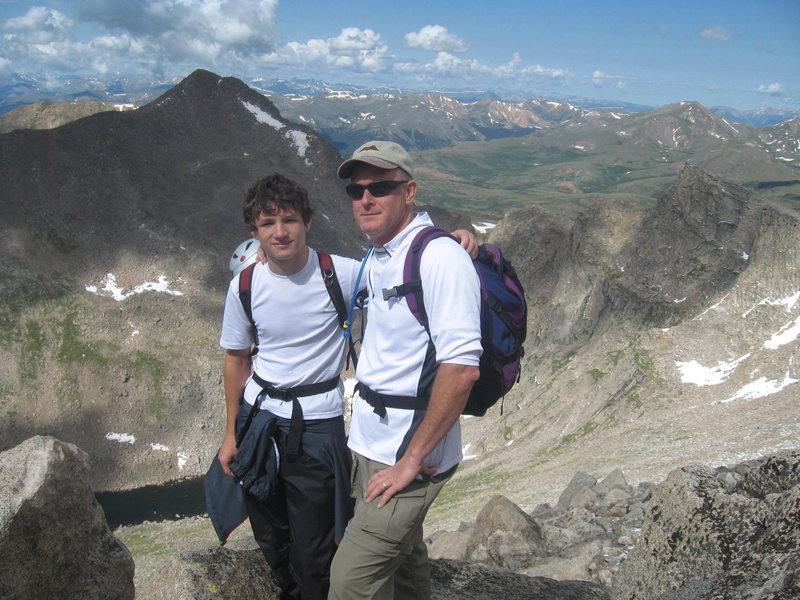 Rock Climbing in Sawtooth Ridge, Mt. Bierstadt/Evans combo, Alpine Rock