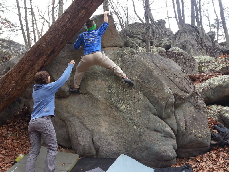 Climb Welcome to Hunters, Central PA