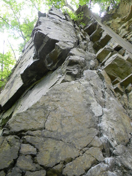 Rock Climb Face is Great - Choss is Off, Birdsboro Quarry