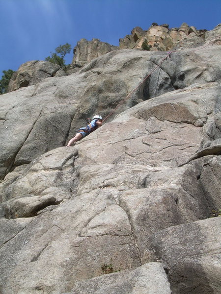 Rock Climb Zig Zag Crack, Boulder Canyon