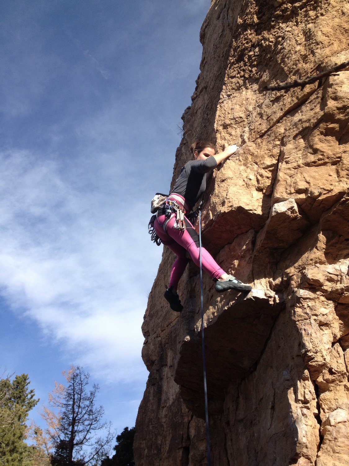 Getting to the roof may be the crux if you're short, and standing up ...