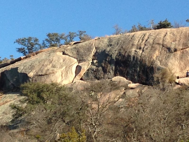 Rock Climb Bahama Mama, Enchanted Rock State Natural Area