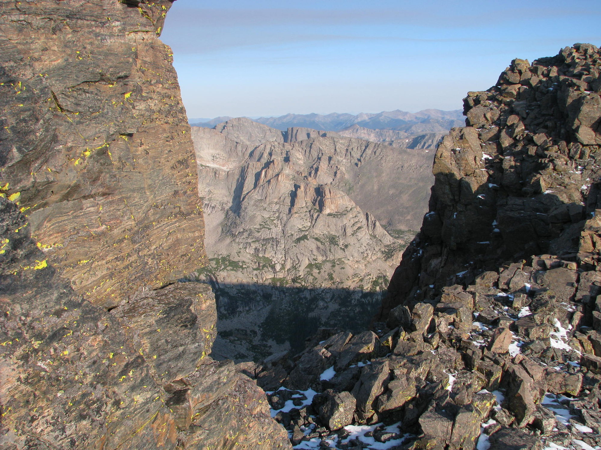 Arrowhead from Long's Peak's Keyhole Ridge.