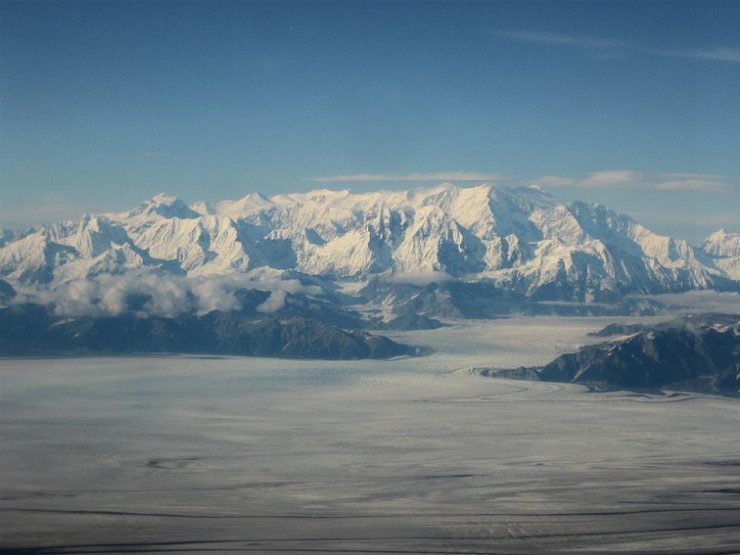 Climbing in Mount Logan, Yukon Territory