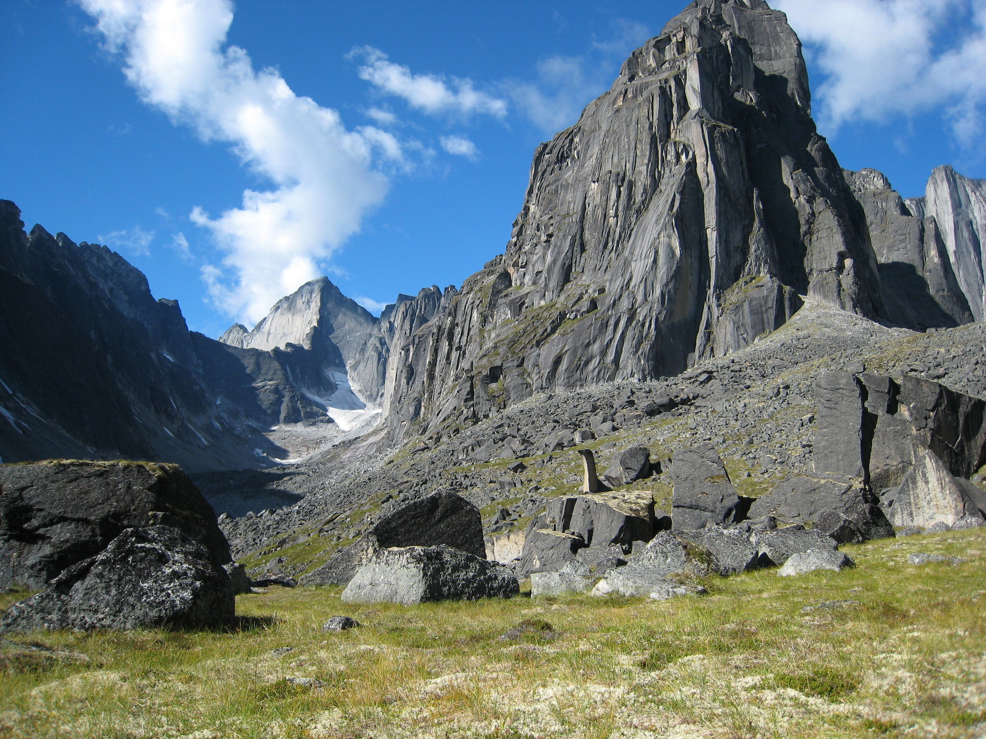 Terrance Tower with Mt Proboscis in the distance