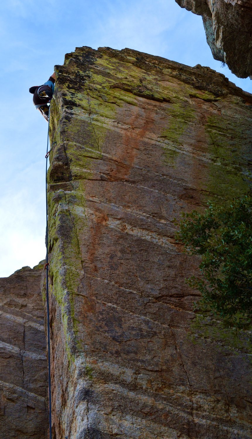 Prowess: 35ft of 3D slightly overhung arete climbing. Photo by Intan ...