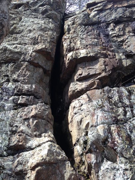 Rock Climb Squeezed Out, Central Valley
