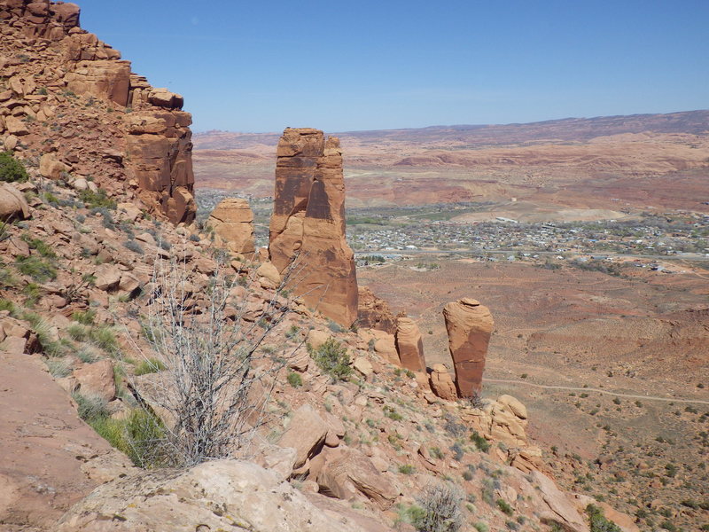 Rock Climbing in Hidden Valley, Southeast Utah