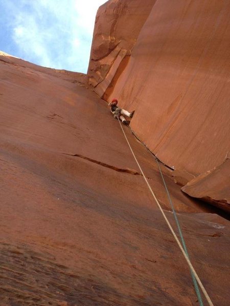 after some hard moves way off the ground you hit a great ledge for your ...