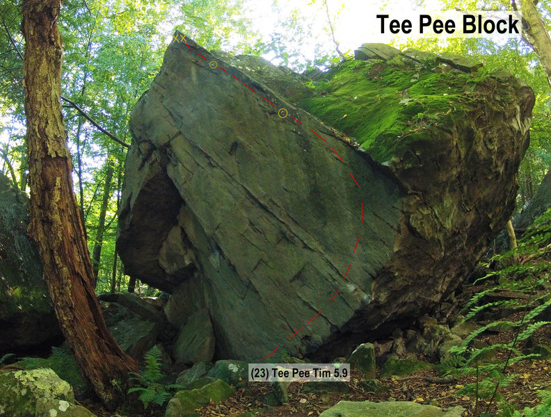 Rock Climbing in The Tee Pee, Southwestern Highlands