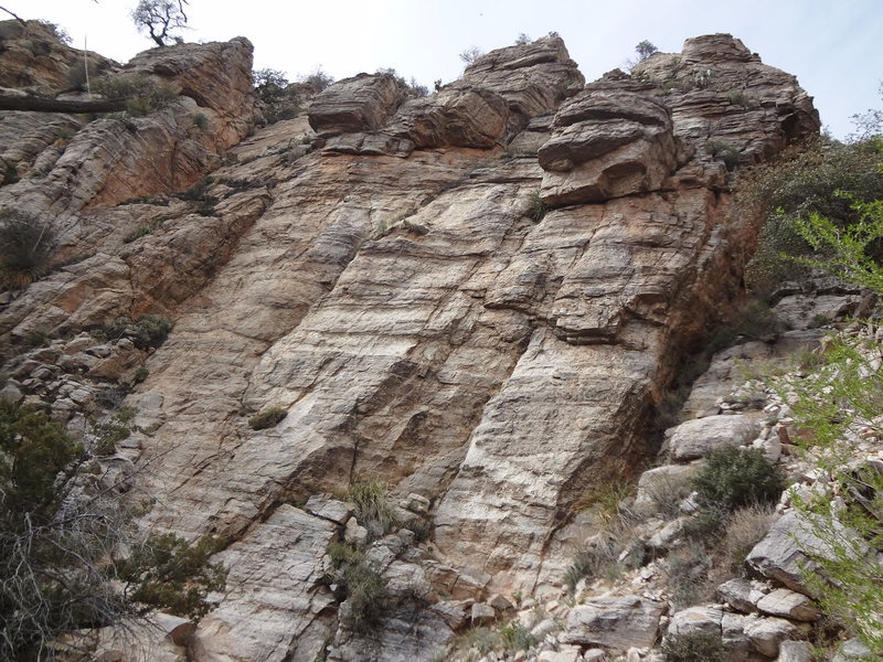 Rock Climbing in Cell Blocks, Mount Lemmon (Santa Catalina Mountains)