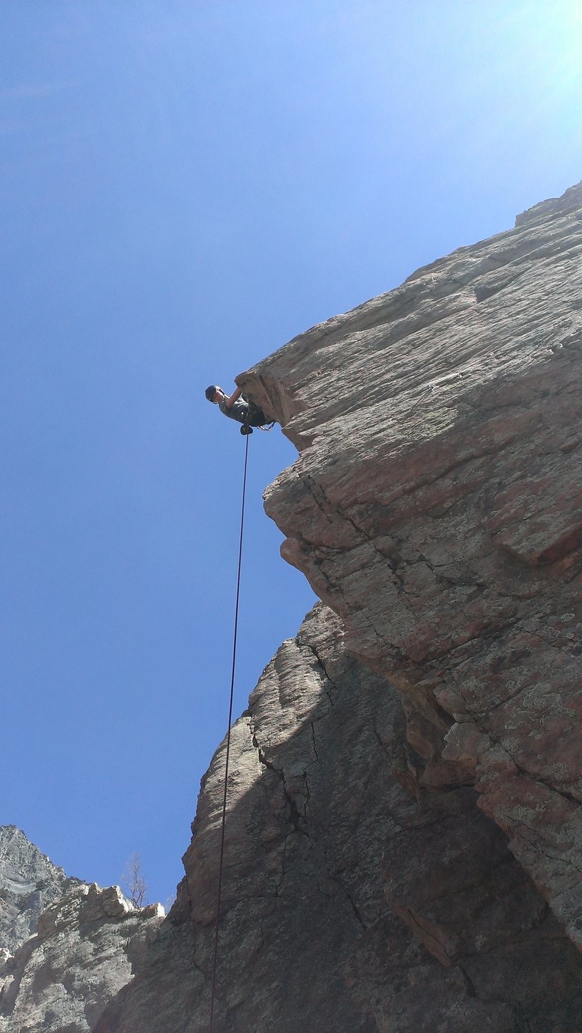 Setting Top Rope Anchor on Battleship.