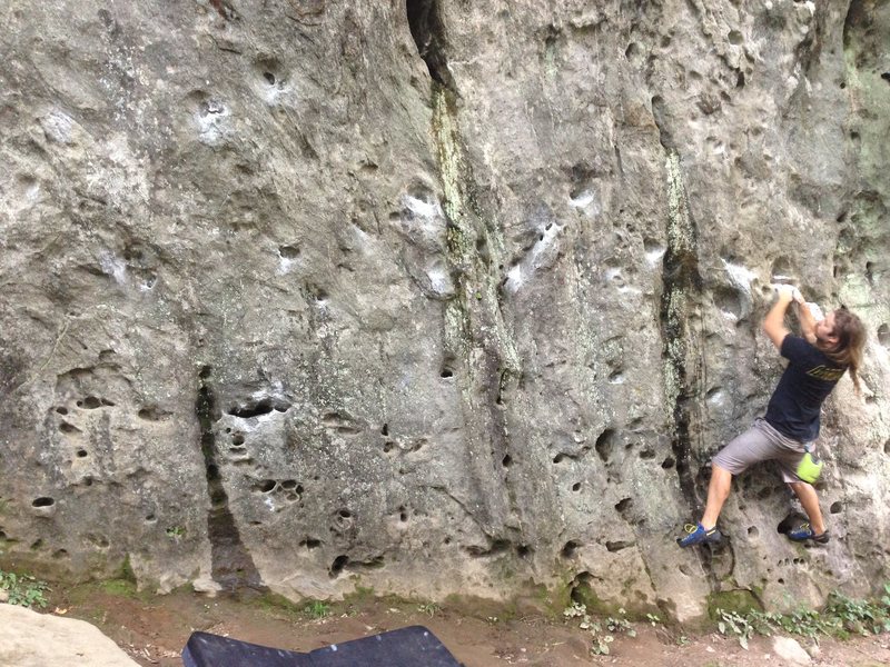 The Pump Wall- Great way to get your pump on at Blowing Rock Boulders ...