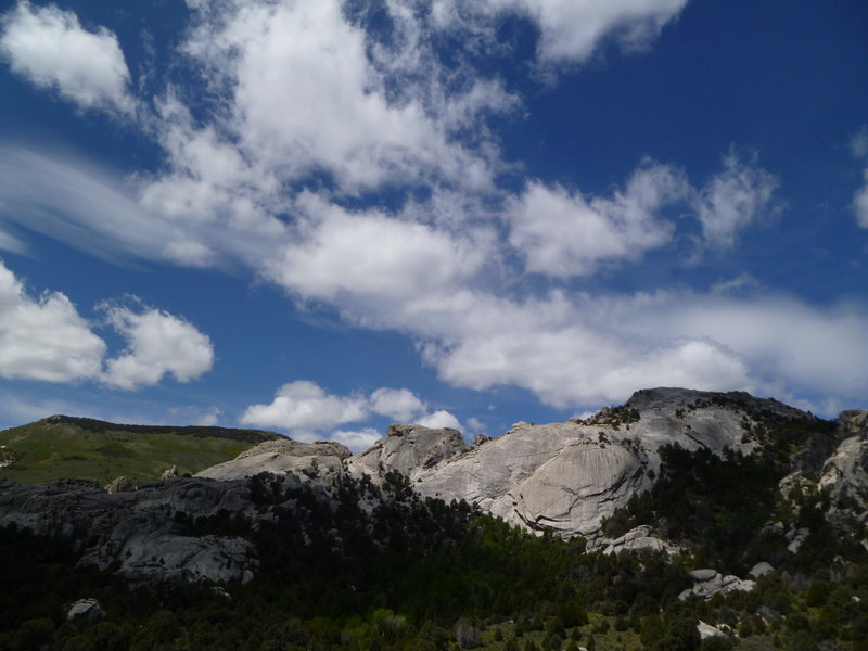 Rock Climbing in The Clamshell, City of Rocks