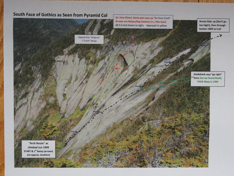 Rock Climbing in Gothics, Adirondacks