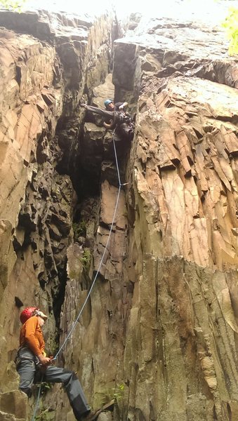 Rock Climb Rat Crack, Central Valley