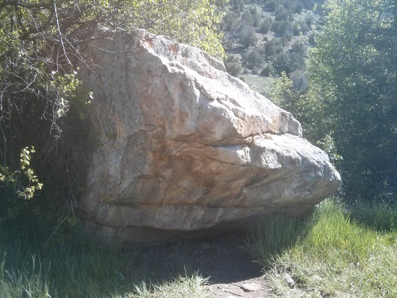 Climbing in Lotus Boulder, Eagle/Vail/Minturn/Red Cliff