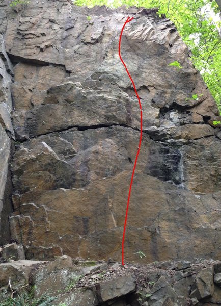 Rock Climb Evil Twin, Birdsboro Quarry