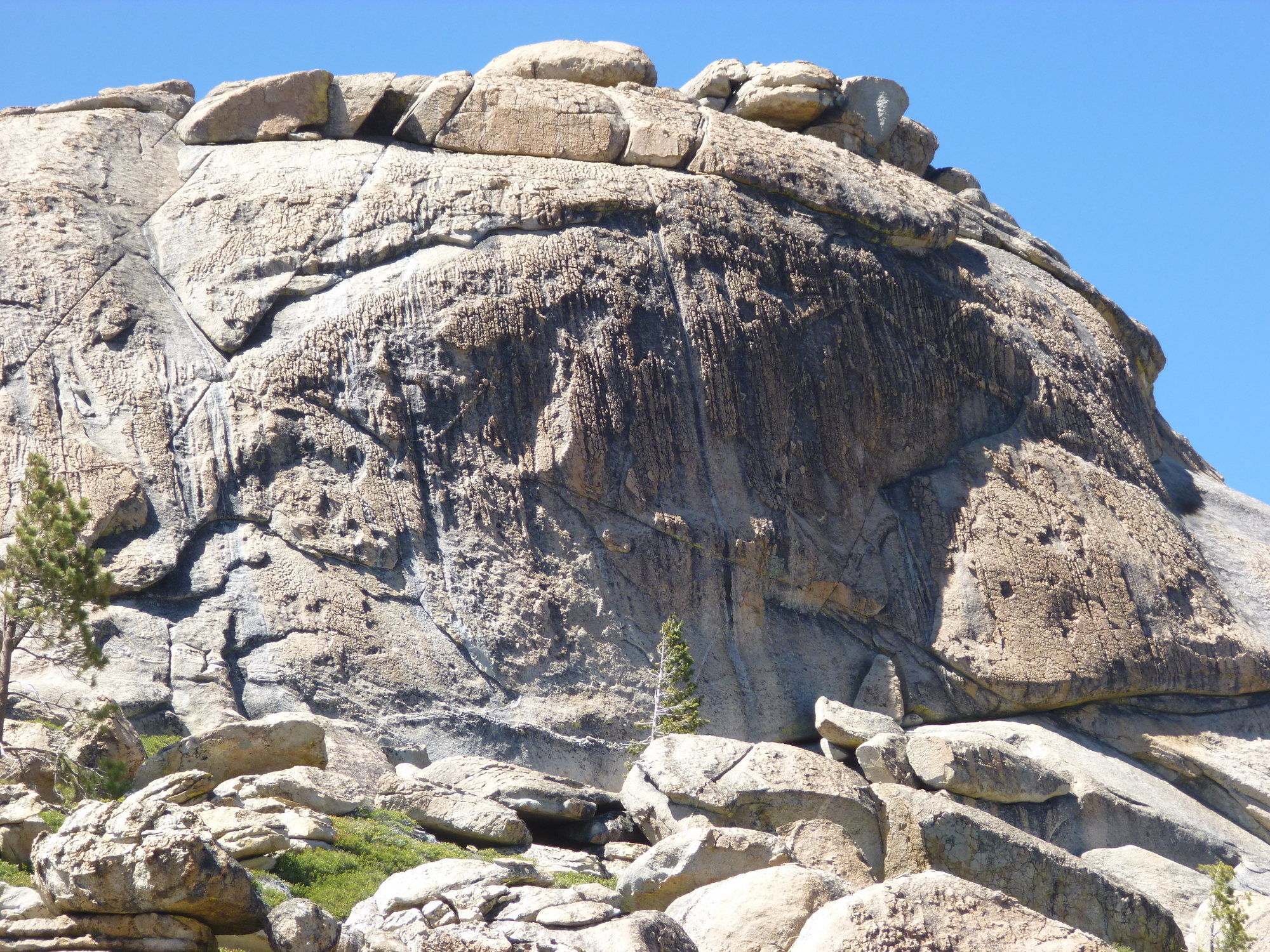 Midway Dome, as seen from the pass between Midway and Big Sleep. The ...